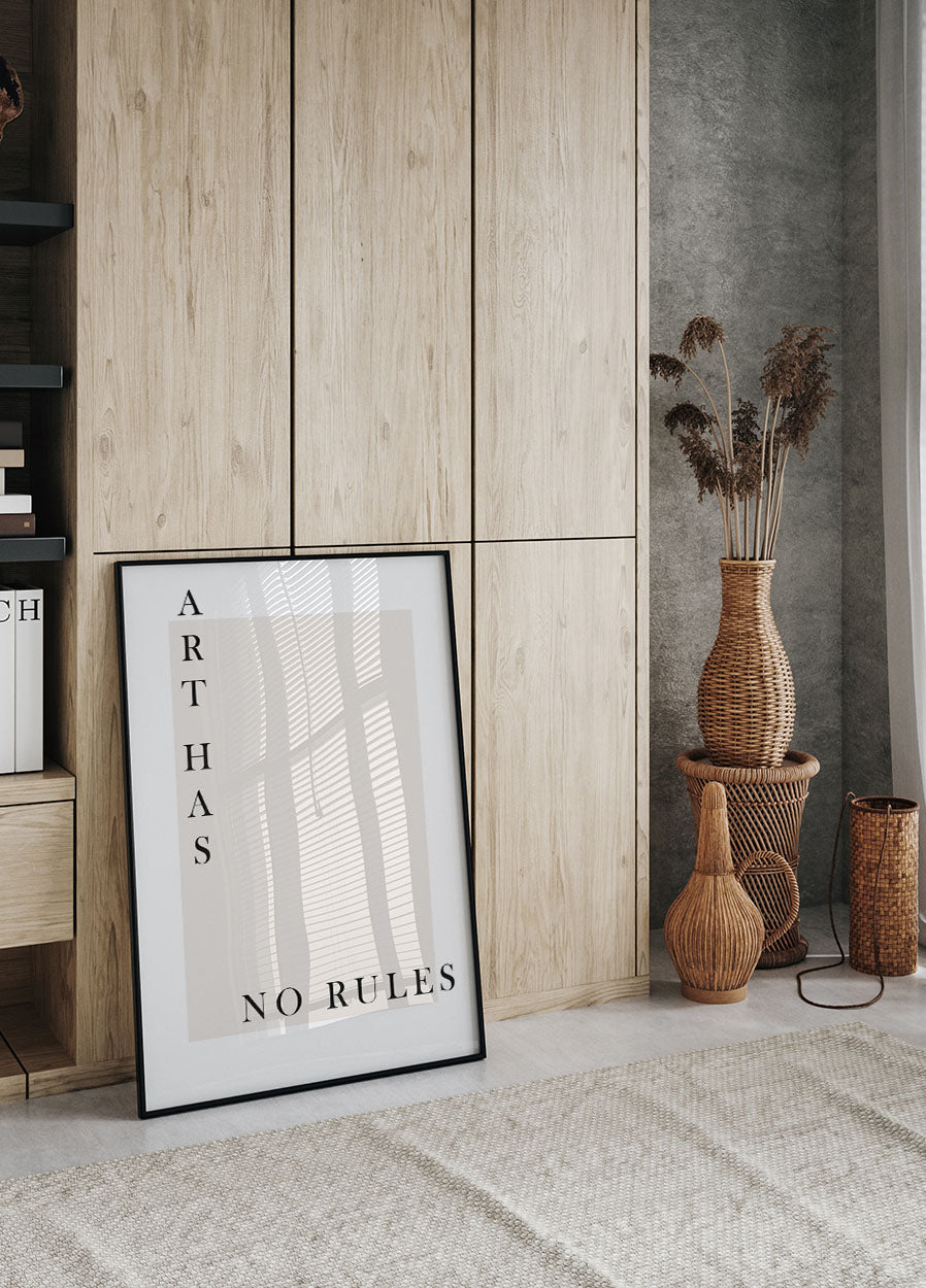 Art Has No Rules Plakat – Posterbox.no