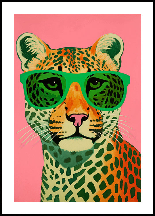 Cool Cat Portrait Plakat – Posterbox.no