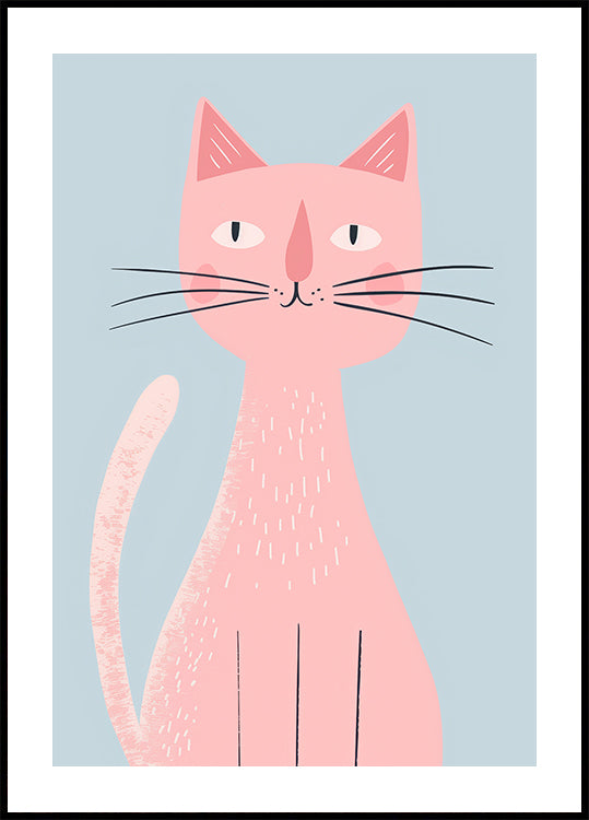 Pink Cat Plakat – Posterbox.no